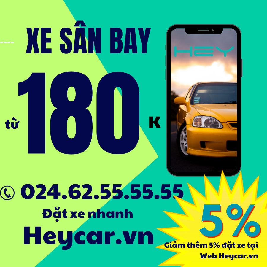 Heycar - Xe Sân Bay 024.62.555.555 - Hey Car
