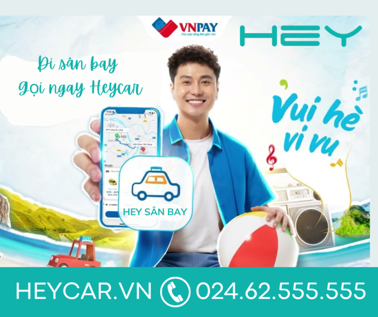 Heycar - Đặt xe đơn giản trên app VNPAY Taxi - Hey Car